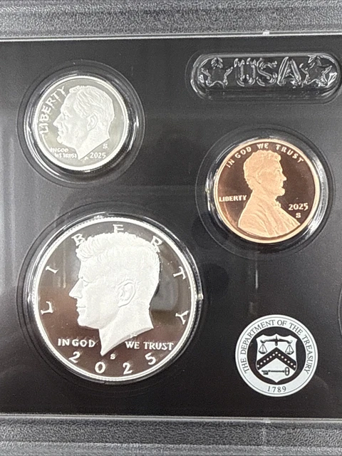 2025 US MINT Silver Proof Set with Box and COA (Last penny and Kennedy ...