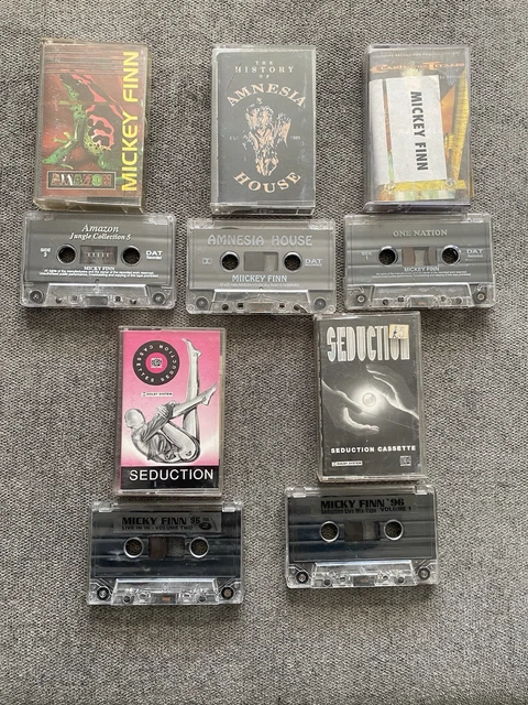 COLLECTION OF MICKEY Finn Old Skool / Jungle rave Cassette tape pack £ ...