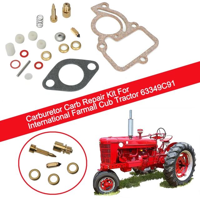 KIT DE RÉPARATION Carburateur Pour Tracteur Farmall Cub International ...