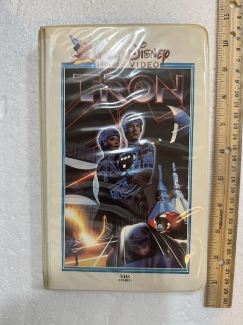 TRON VHS 1982 Walt Disney Home Video Vintage Disney VHS OG Clamshell £ ...