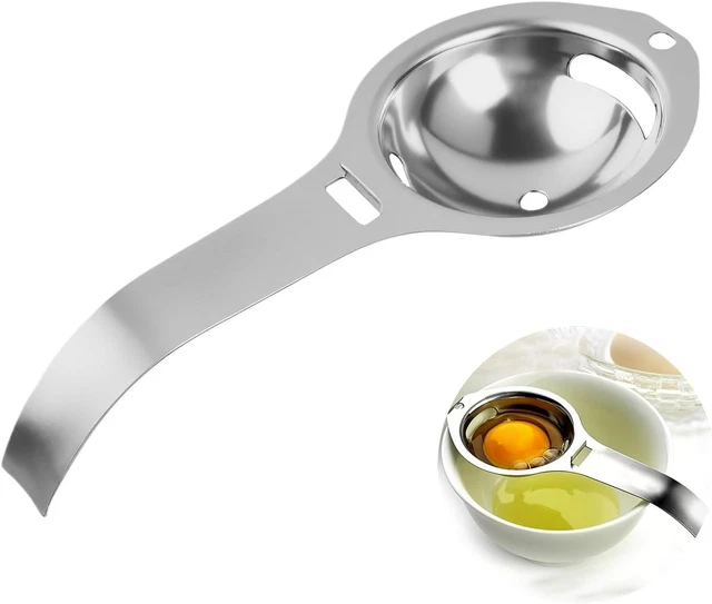EGG SEPARATOR STAINLESS Steel, Egg Yolk White Filter Food Grade Egg ...