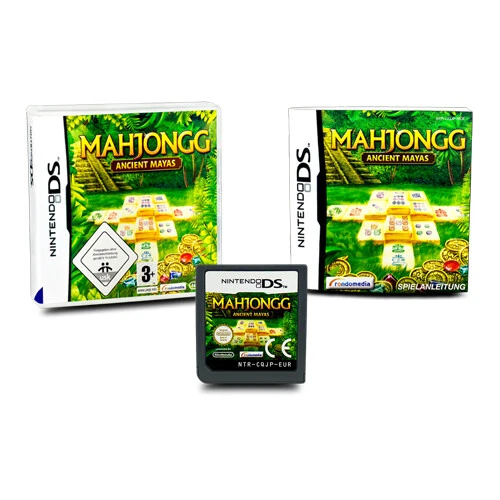 NINTENDO JEU DS Mahjongg Ancient Mayas Emballage D'Origine avec Manuel ...