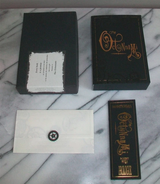 2 X FICHIERS Fosbit THE OCTUNNUMI PROLOGUE Trevor Alan Foris 2019 Pb ...