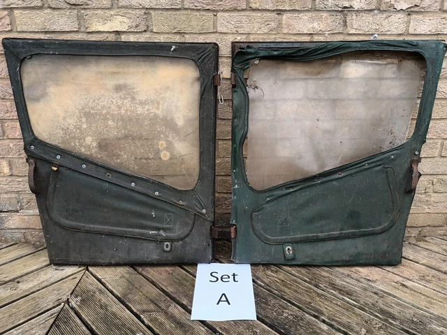 BRITISH ARMY MILITARY Vehicle Austin Champ Doors Pair - Set A £25.00 ...