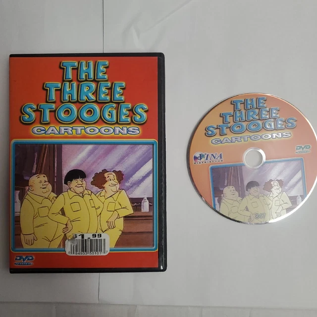 THE THREE STOOGES Cartoons (DVD) 2009 RARE Vina Release # 847 ~ COLOR ...