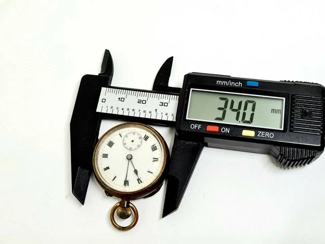 ACIER GUN METAL swiss pocket watch for spares repair EUR 15,55 ...