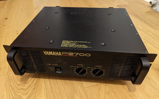 YAMAHA P2700 JAPAN Power Amplifier 4 OHMS 500W Stereo 19" Inch Rack Clubs Events £175.00 ...