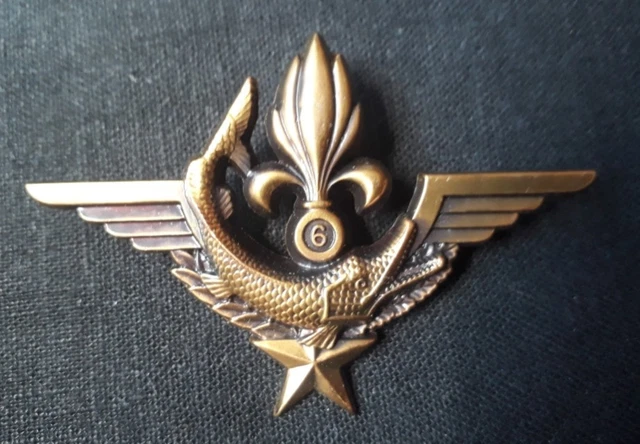 INSIGNE ARMEE FRANCAISE BREVET PLONGEUR SAF 6e REG LEGION ETRANGERE ...