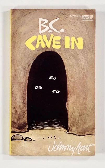 1973 JOHNNY HART B.C. CAVE IN newspaper comics collection FAWCETT pb # ...