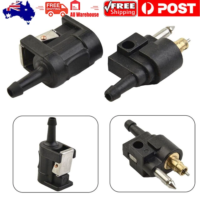 FUEL LINE HOSE Adapter Fitting Pipe Connector For Outboard Motor Boat ...