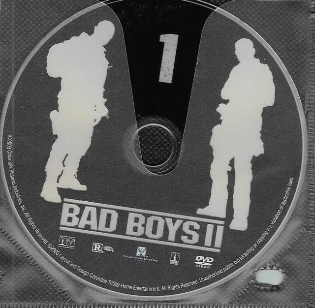 BAD BOYS II (2003) DVD * Disc Only * - Will Smith - Martin Lawrence $4. ...