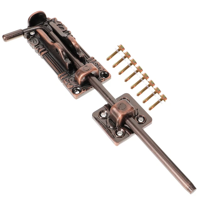 GATE LATCH DOOR Security Bar Slide Bolt Latch Door Bolt Lock Slide ...