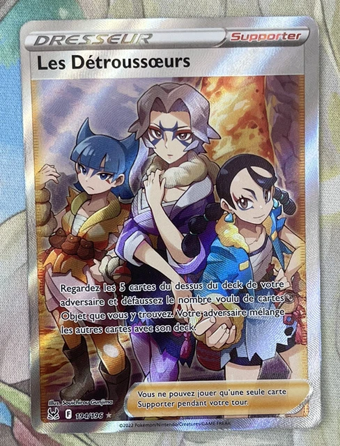 POKEMON KARTE DIE RUTSCHER FULL ART EB11 VERLORENER URSPRUNG 194/196 FR ...