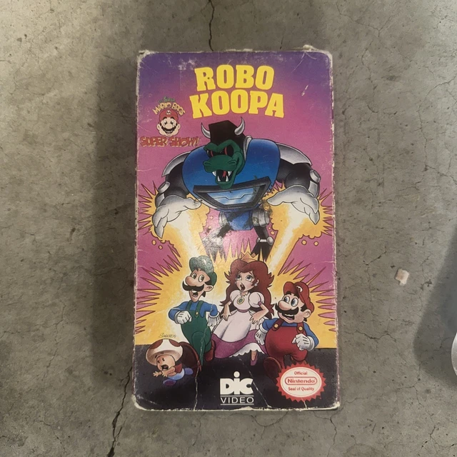 SUPER MARIO BROS Super Show Robo Koopa VHS 1991 Vintage £20.13 ...