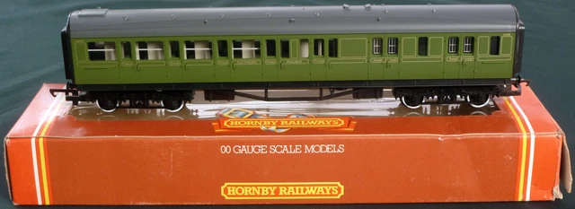 HORNBY R.445 SR 3rd Class Corridor Brake Coach No 1405 Boxed - 00 £9.50 ...