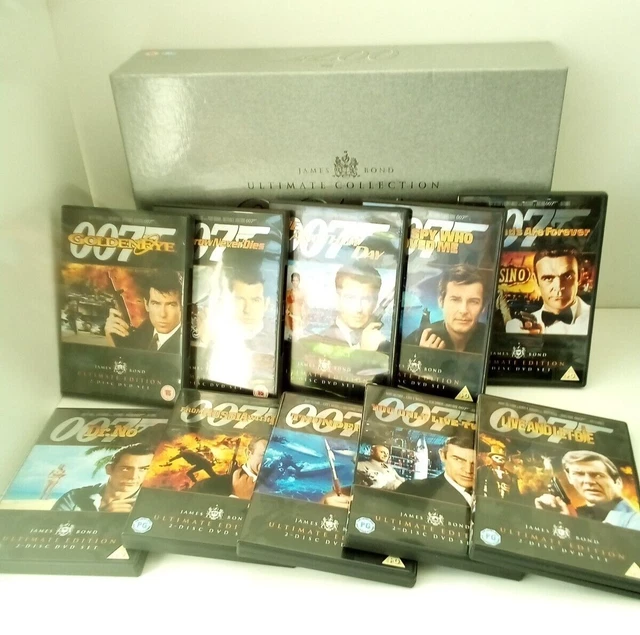 JAMES BOND 007 Ultimate Collection 40 DVD Set Boxed £23.00 - PicClick UK
