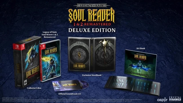 LEGACY OF KAIN Soul Reaver 1 & 2 Remastered Deluxe Edition Nintendo ...