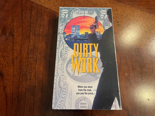 DIRTY WORK VHS Rare 90s Action Crime Thriller Mob Drama Caper TV Movie ...