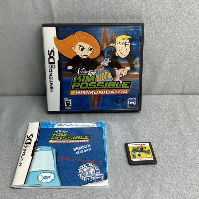 DISNEY'S KIM POSSIBLE Kimmunicator Nintendo DS Complete Manual CIB 2005 ...