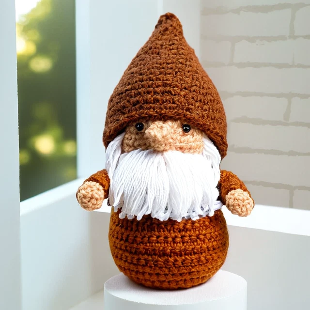 GNOME CROCHET PATTERN PDF - Cute Amigurumi DIY Toy - Easy Step-by-Step ...
