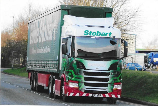 EDDIE STOBART SCANIA H2958 RACHEL CHRISTINA 6x4 TRUCK/LORRY PHOTO EUR 0 ...