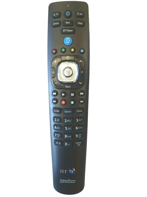 GENUINE BT YOUVIEW RC3124703/02B Remote Control DTR-4000/2110/2100 DB ...
