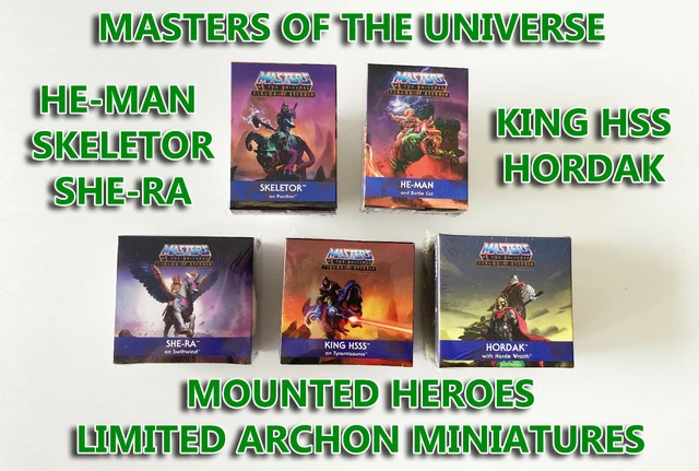 MASTERS OF THE Universe Limited He-Man, Skeletor, She-Ra, Hss, Hordak ...