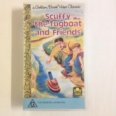 SCRUFFY THE TUGBOAT And Friends. VHS Video Tape Golden Book Theodore ...