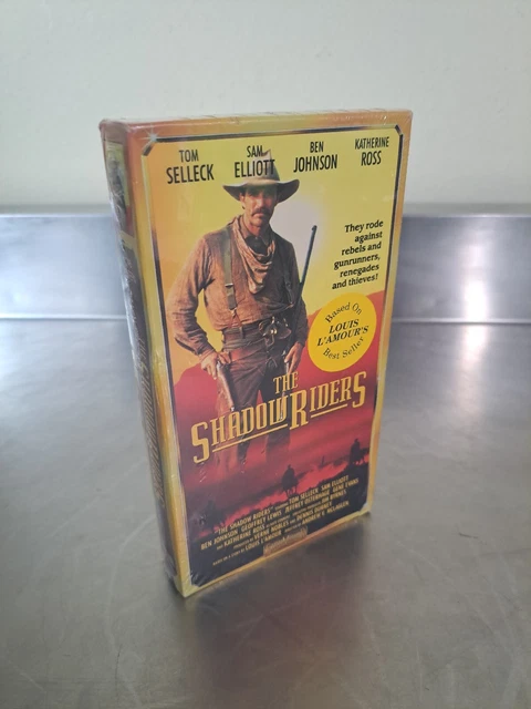 THE SHADOW RIDERS (VHS, 1992) Tom Selleck Sam Elliott New Factory ...
