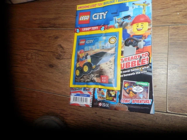 LEGO CITY MAGAZINE Issue #68 ~ With Builder & Bulldozer £2.49 - PicClick UK