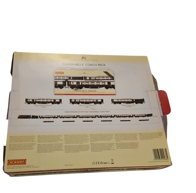 HORNBY R2568 DEVON Bell Train Pack West country class loco & pullmans ...