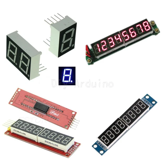 MAX7219 8-DIGIT LED Display 7 Segment Digital Tube For Arduino Raspberry Pi New EUR 1,79 ...