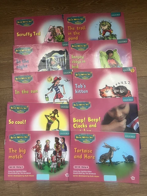 READ WRITE INC Phonics. Set x 10 Set 3 Pink Books. Learn to Read. £12. ...