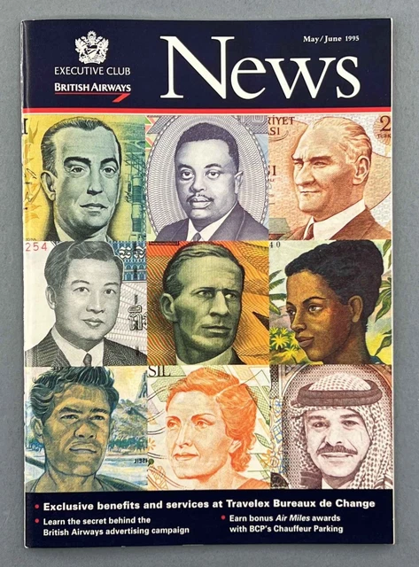 BRITISH AIRWAYS EXECUTIVE Club Airline News May June 1995 Gb Airways ...