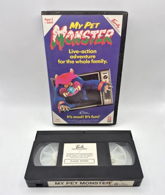 MY PET MONSTER VHS Video Tape 1986 PAL Rare $33.96 - PicClick AU
