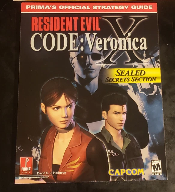 RESIDENT EVIL CODE: Veronica X Official Strategy Guide PS2 PlayStation ...