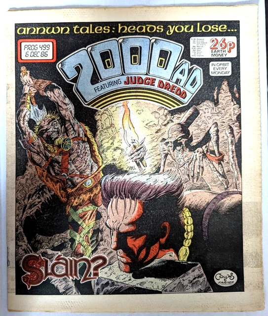 2000AD PROG No 499 - 6th Dec 1986 Judge Dredd, Slaine, Alan Grant £3.99 ...
