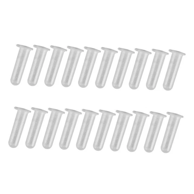 20 PIECES EMPTY Centrifuge Test Tubes Perfume Powder Makeup Containers ...