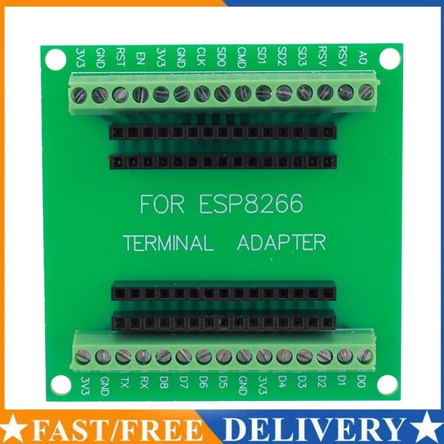 Esp8266 Breakout Board Gpio For Esp8266 Esp 12e Nodemcu Development Board £983 Picclick Uk
