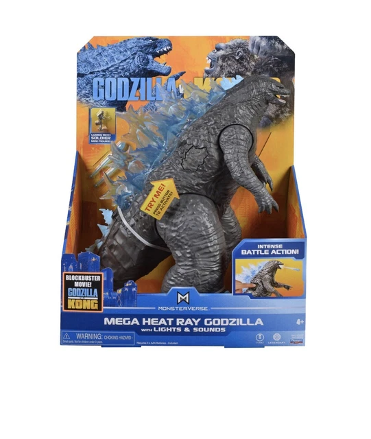 MONSTERVERSE GODZILLA VS Kong 13” Mega Godzilla Figure With Lights ...