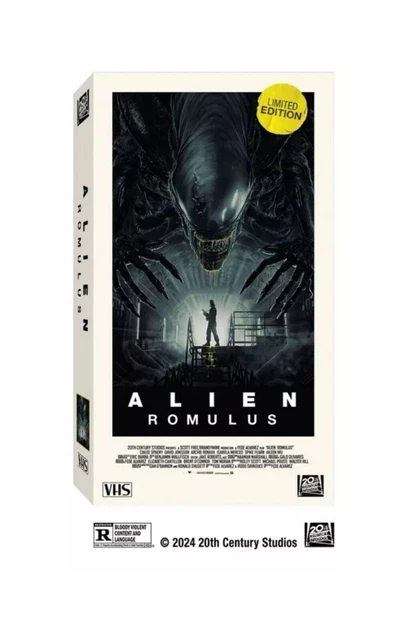 ALIEN ROMULUS LIMITED Edition VHS 20th Century Studios Release 2024 ...