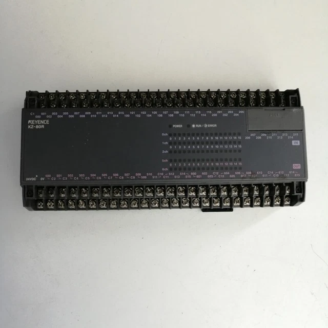 1PC USED KEYENCE PLC KZ-80R Programmable controller module SPOT STOCK ...