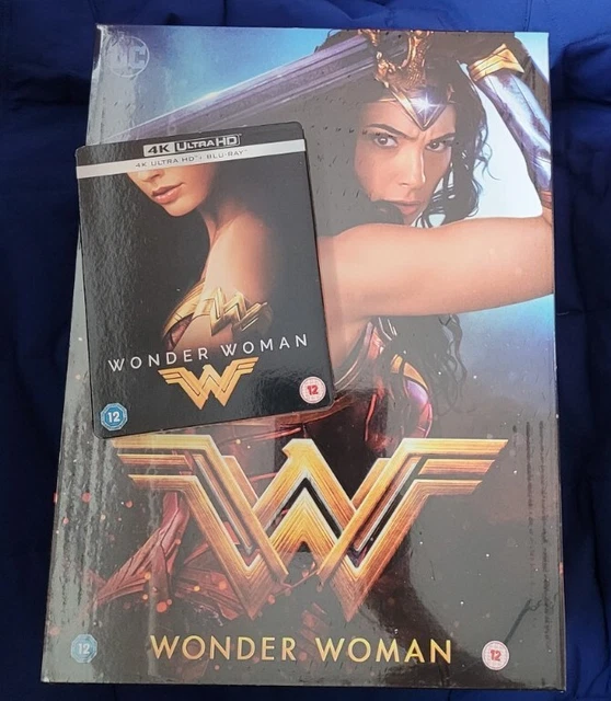 WONDER WOMAN COLLECTORS statue BoxSet blu ray 3d AND separate 4k ...
