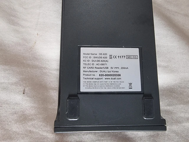 DUALI DE-620 SMARTCARD reader writer ID CARD £63.09 - PicClick UK