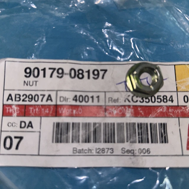 NEW OEM GENUINE Toyota Drive Shaft Retainer Nut 90179-08197 (B3) $13.95 ...