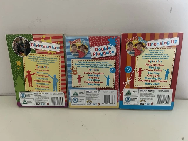 TOPSY AND TIM Bundle Job Lot DVDs - Double Playdate Dressing Up ...