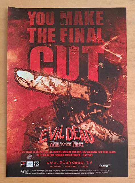EVIL DEAD HAIL To The King Magazine Ad Advert Playstation Sega ...