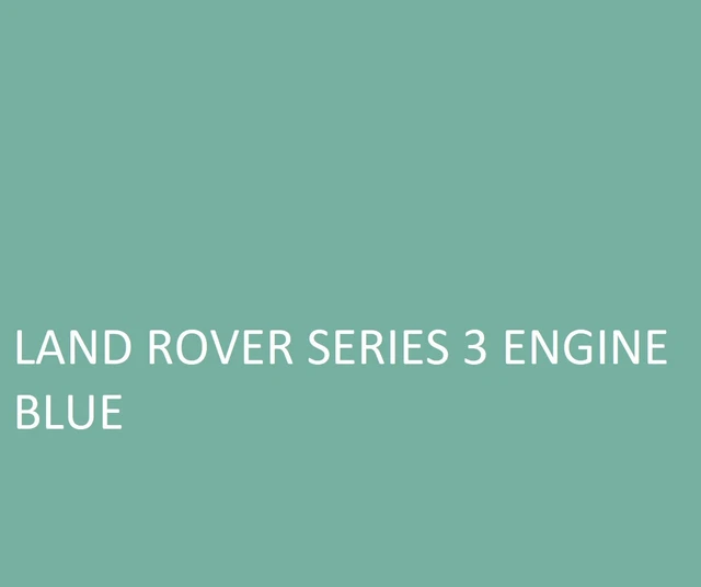 LAND ROVER 3 ENGINE BLUE Agricultural Machinery Equipment Enamel Gloss ...
