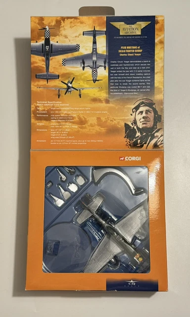 CORGI AVIATION ARCHIVE NA P-51D Mustang 357th FG 363rd FS Chuck Yeager ...
