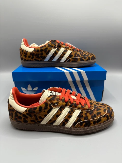 ADIDAS SAMBA OG Preloved Red/Orange Leopard | Multiple Size | Fast Ship ...